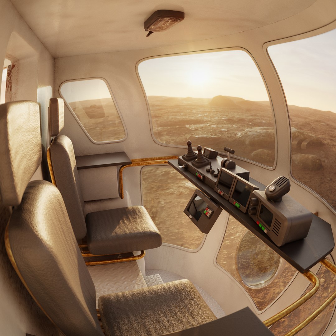 3D Space Exploration Vehicle Unity PBR Model - TurboSquid 1991996