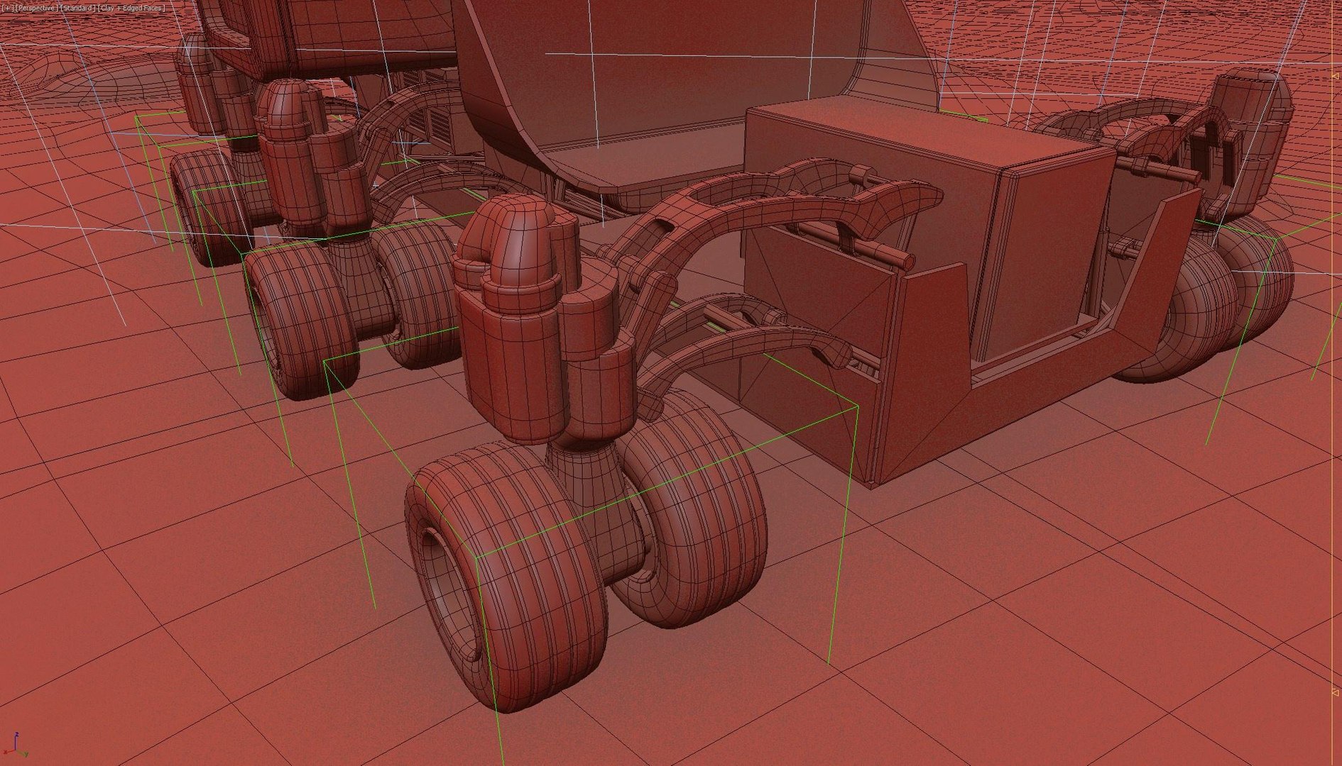 3D Space Exploration Vehicle Unity PBR model - TurboSquid 1991996