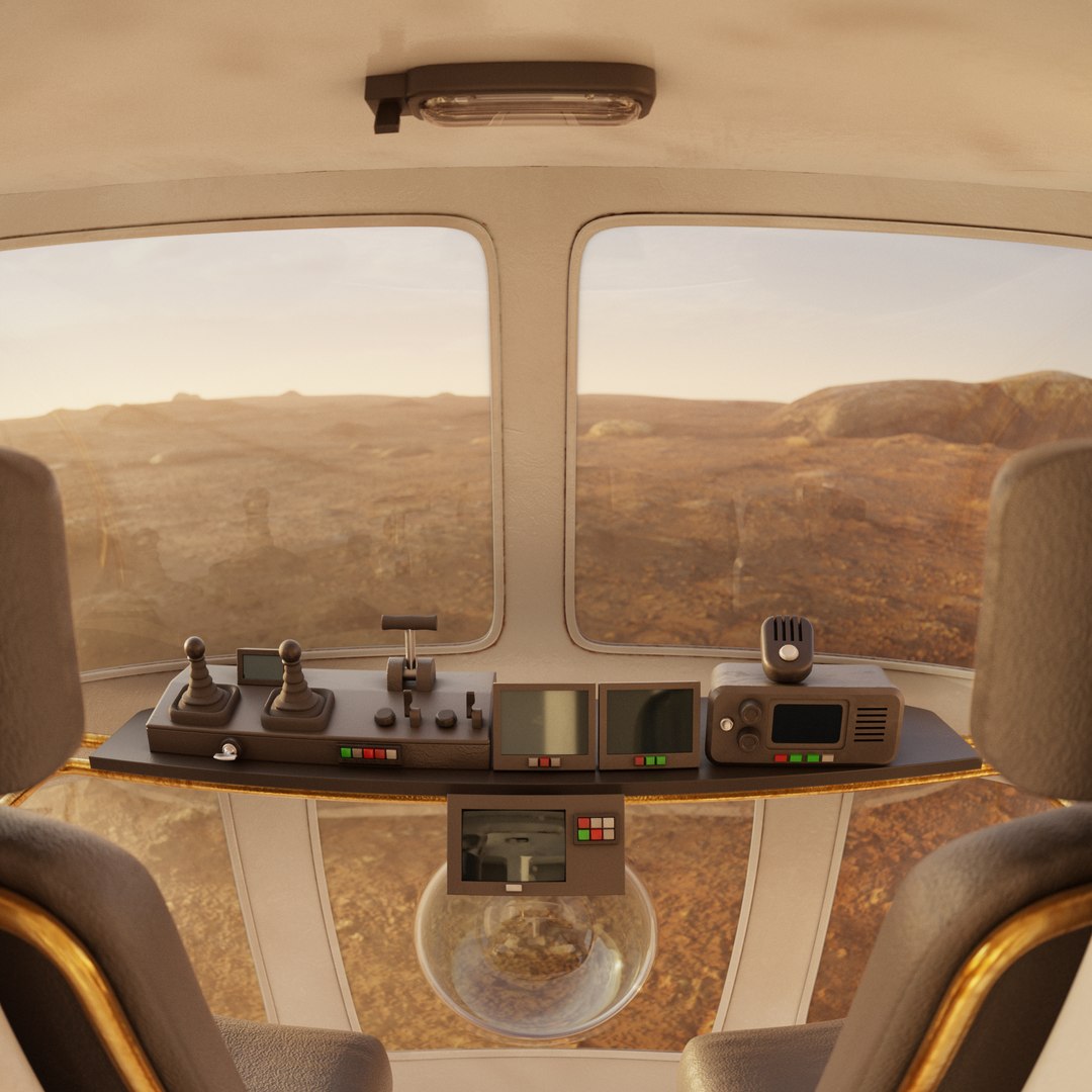 3D Space Exploration Vehicle Unity PBR Model - TurboSquid 1991996