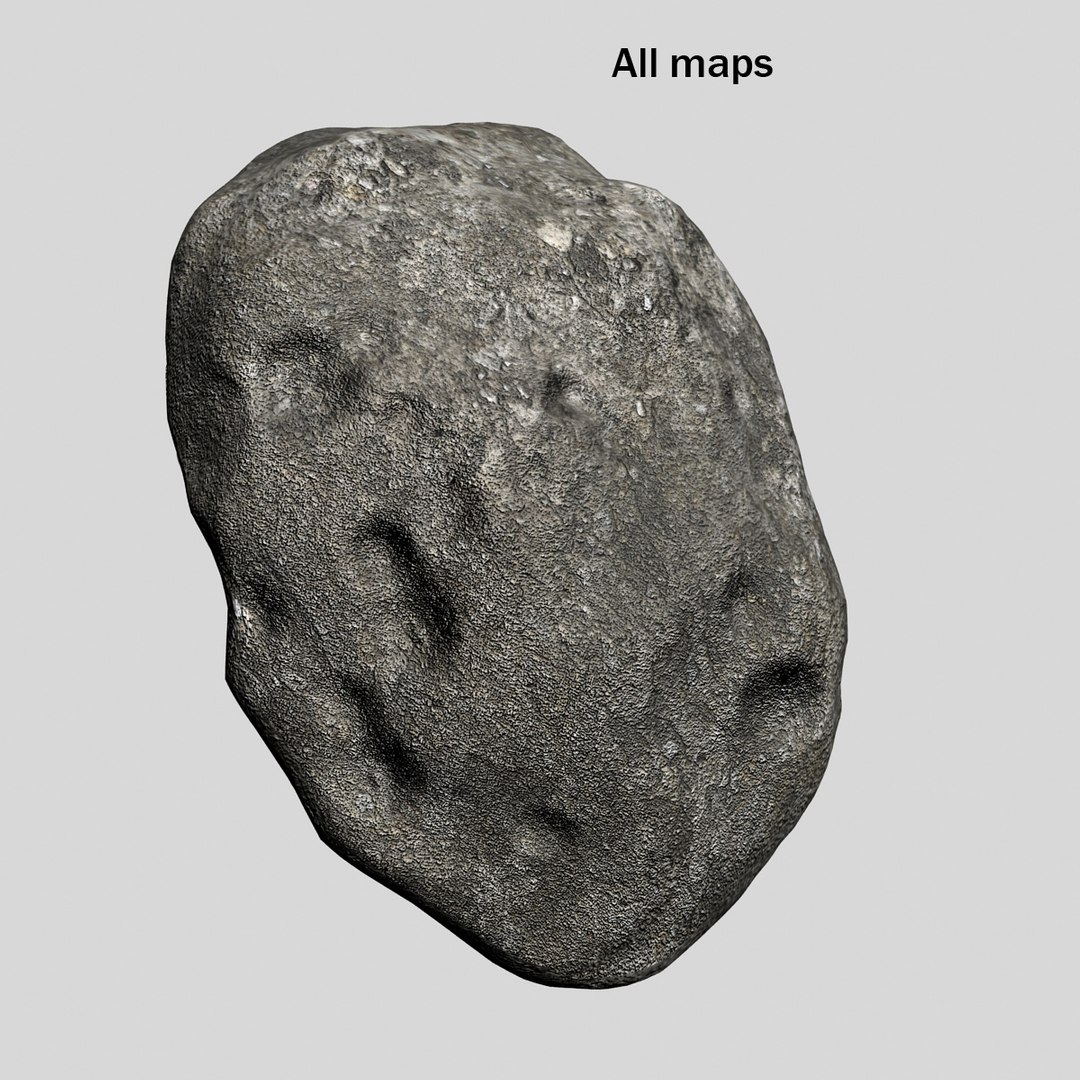 Asteroid Planetoid 3d Model