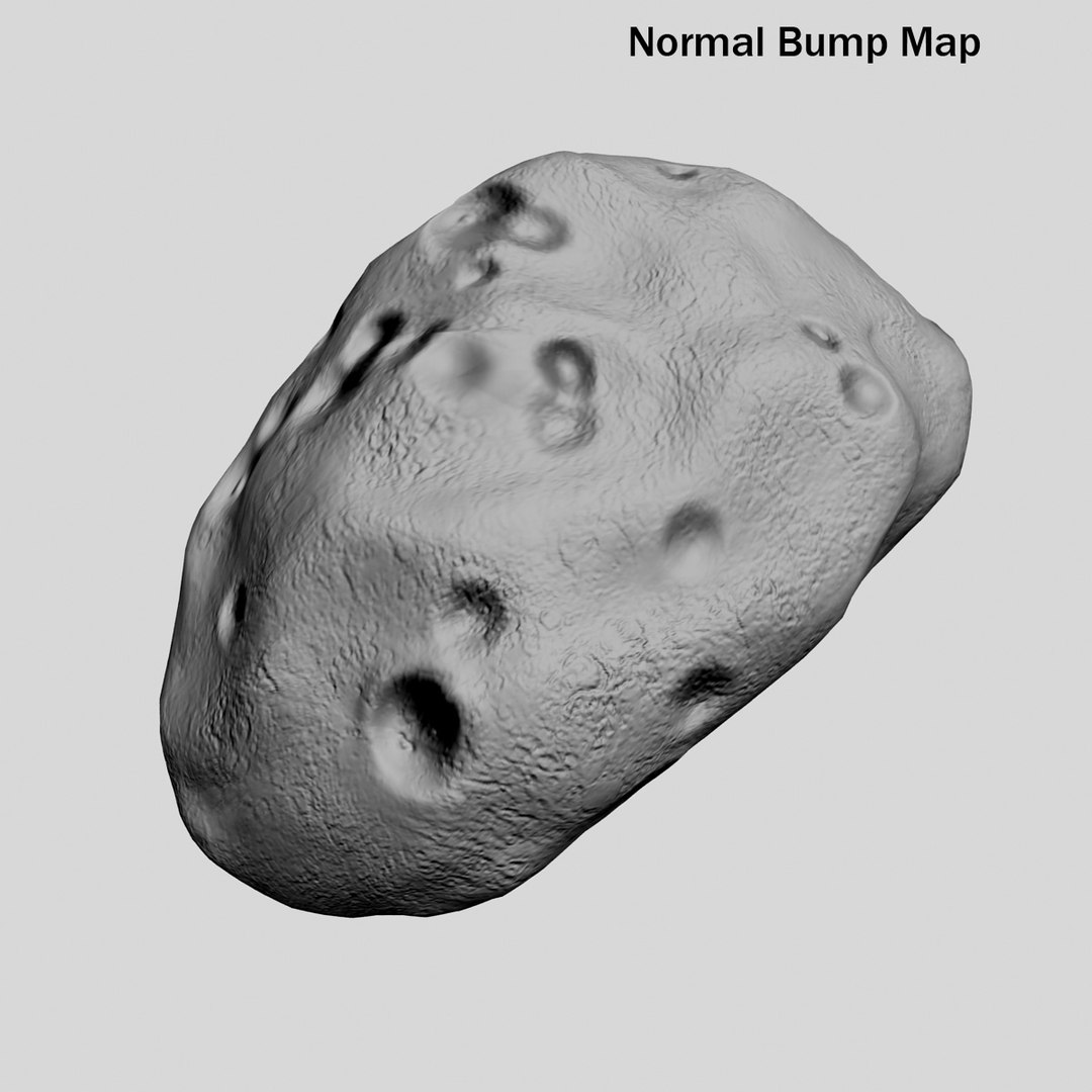 Asteroid Planetoid 3d Model