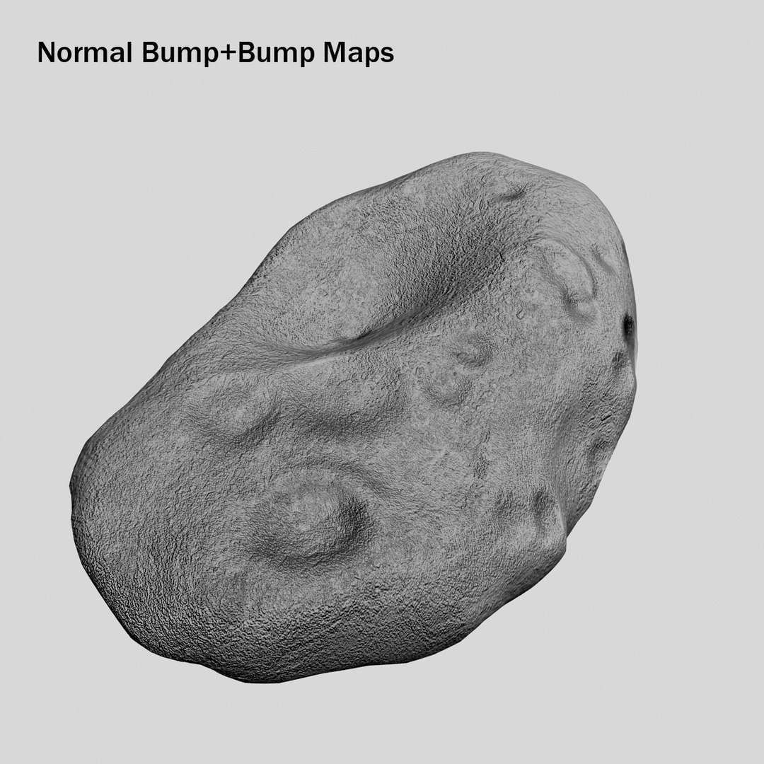 Asteroid Planetoid 3d Model