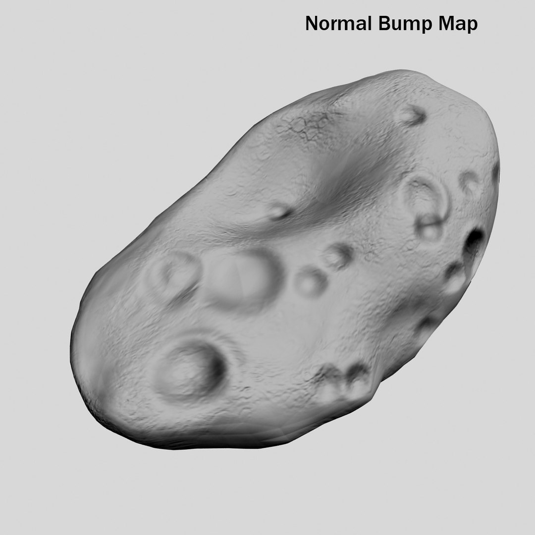 Asteroid Planetoid 3d Model