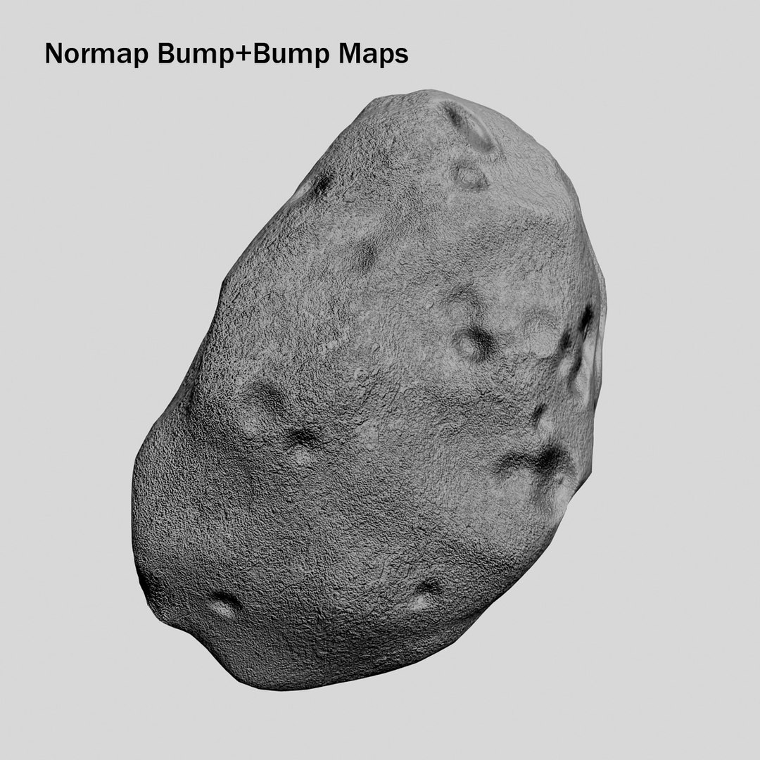 Asteroid Planetoid 3d Model