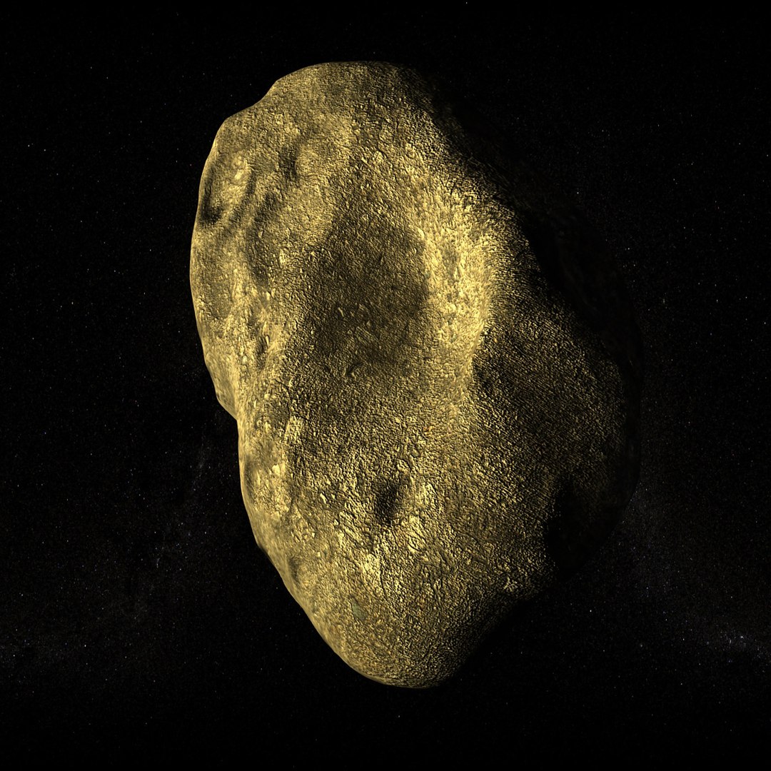 Asteroid Planetoid 3d Model