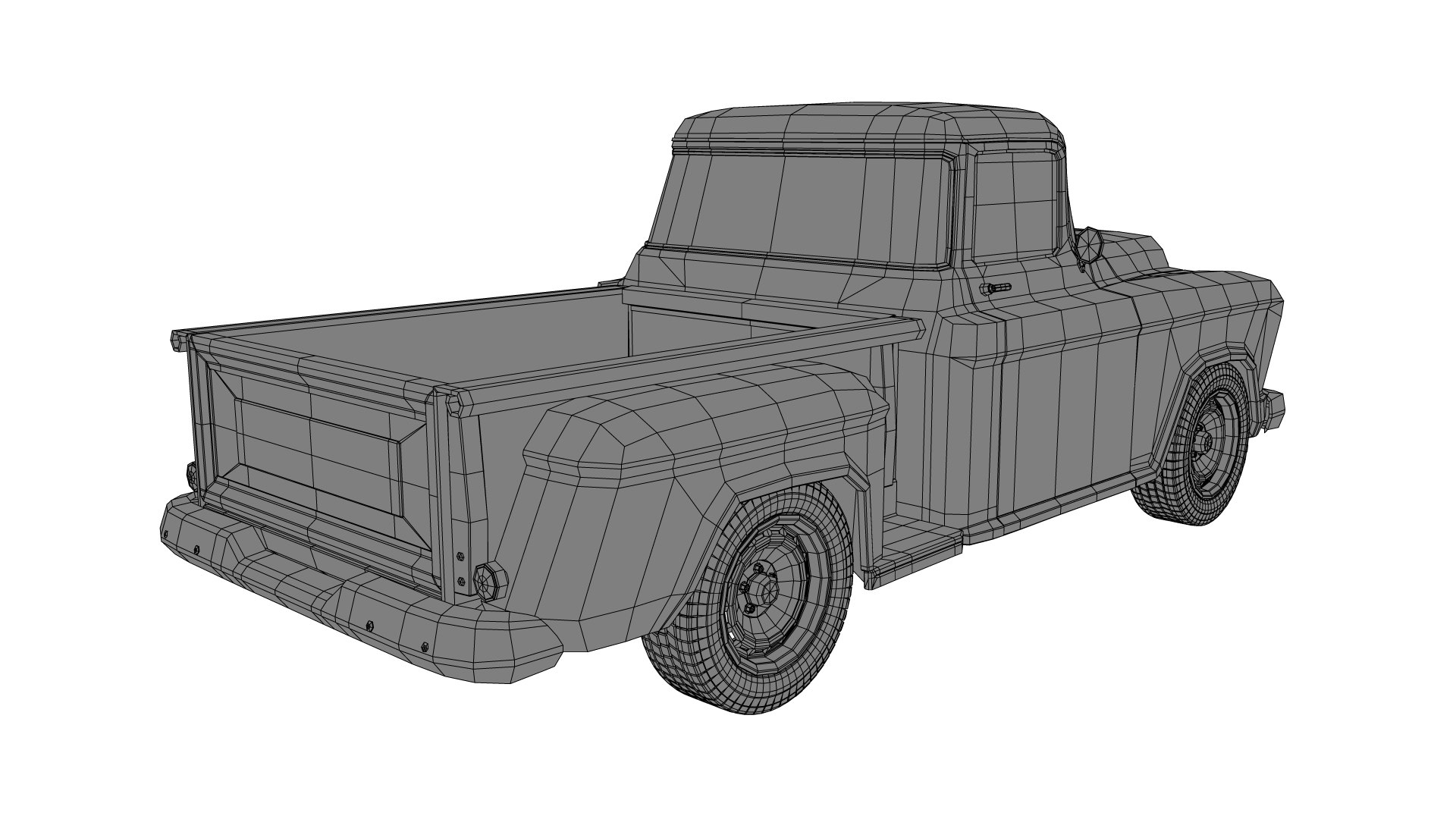 Chevrolet Truck 1955 3D - TurboSquid 1504531
