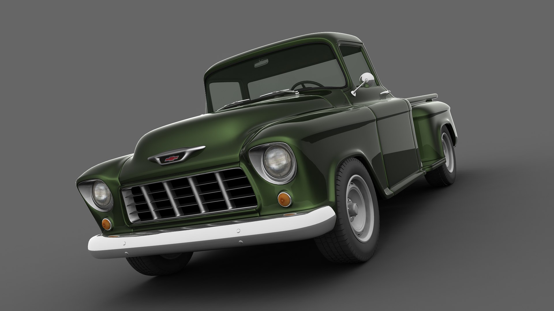 Chevrolet Truck 1955 3D - TurboSquid 1504531