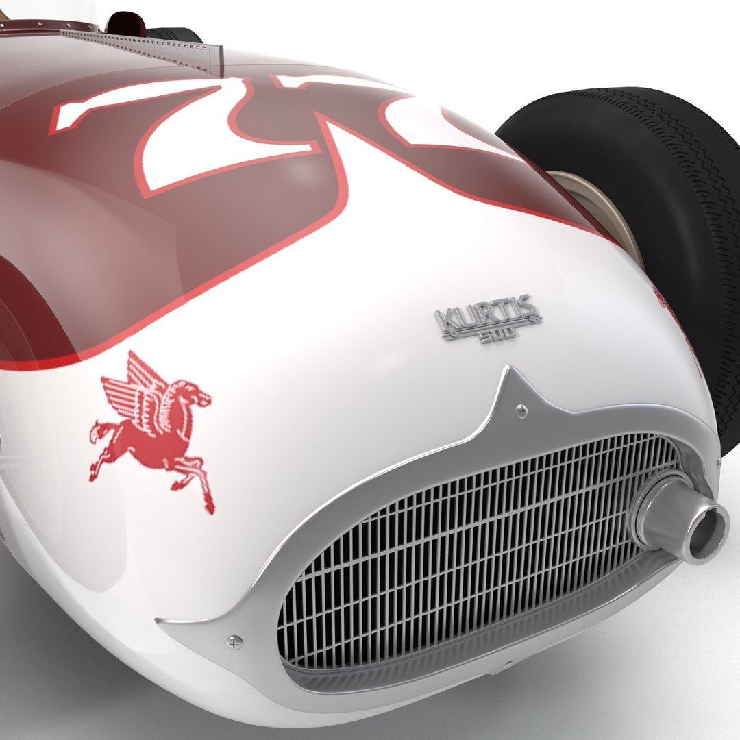 3d model of kurtis kraft 500c 1954