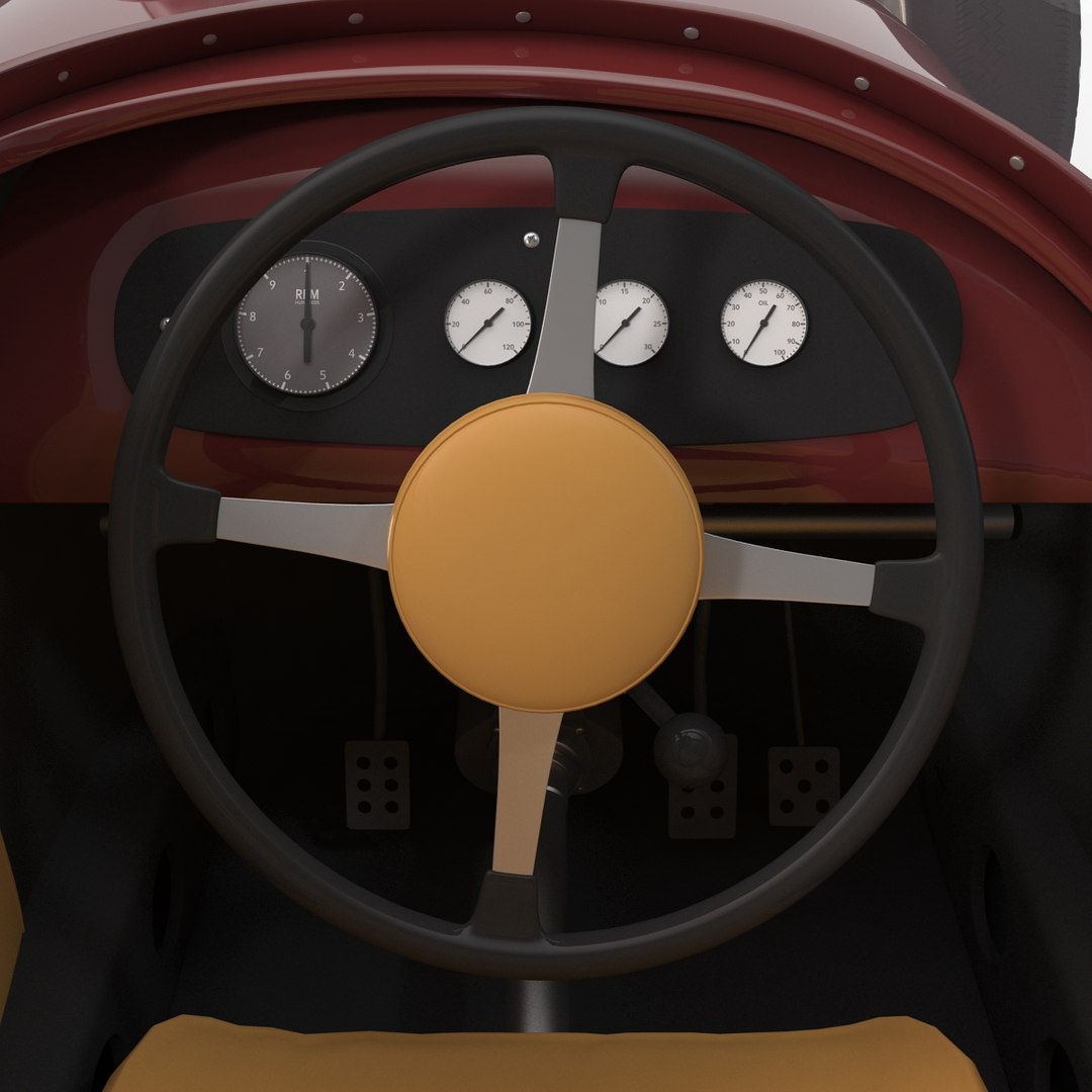 3d model of kurtis kraft 500c 1954