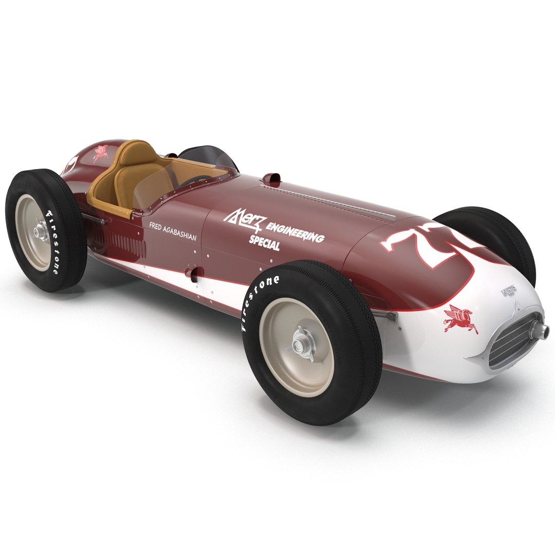 3d Model Of Kurtis Kraft 500c 1954
