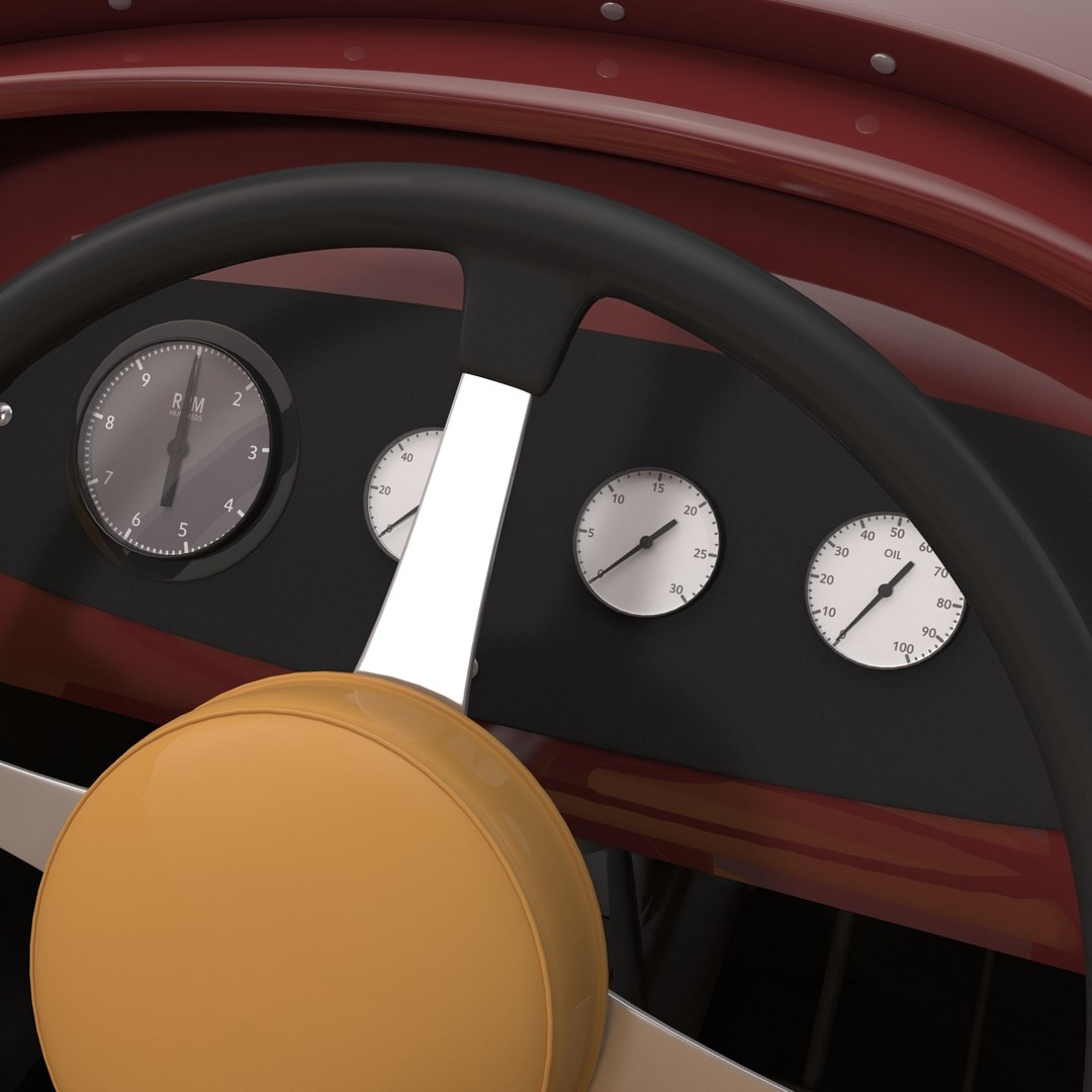 3d model of kurtis kraft 500c 1954