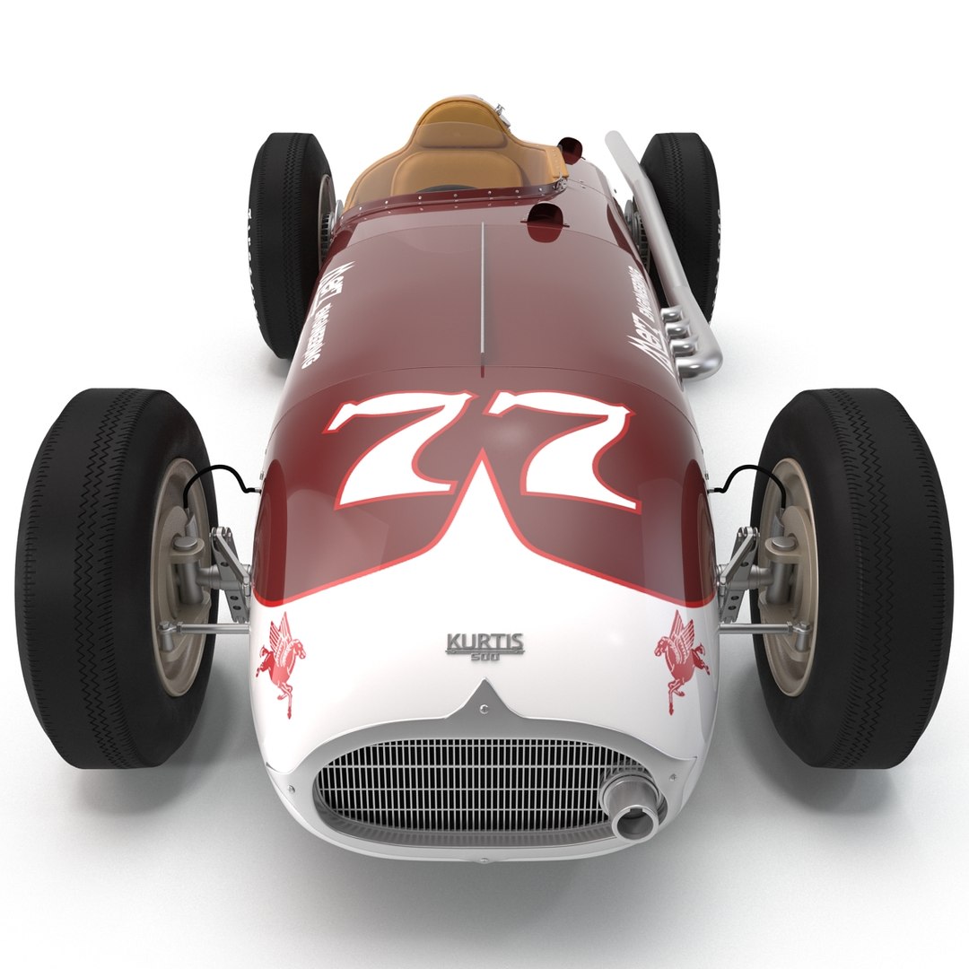 3d Model Of Kurtis Kraft 500c 1954