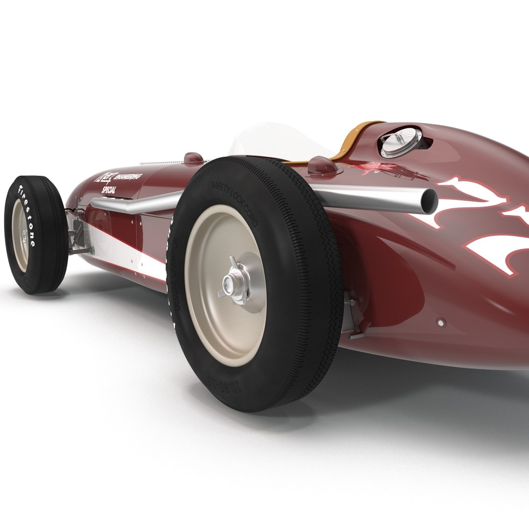 3d model of kurtis kraft 500c 1954