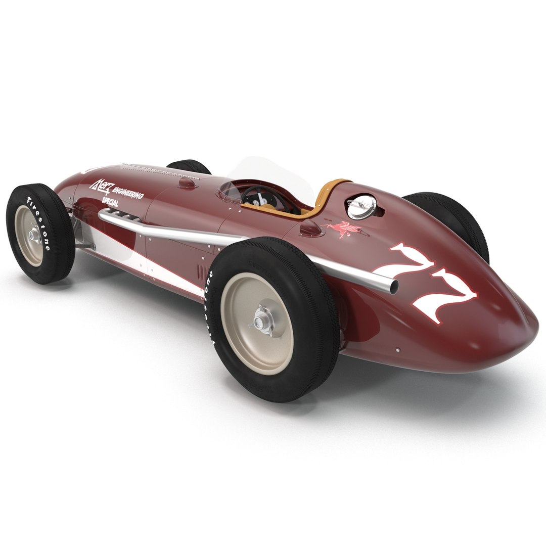 3d model of kurtis kraft 500c 1954