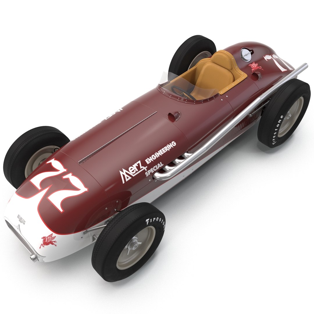 3d model of kurtis kraft 500c 1954