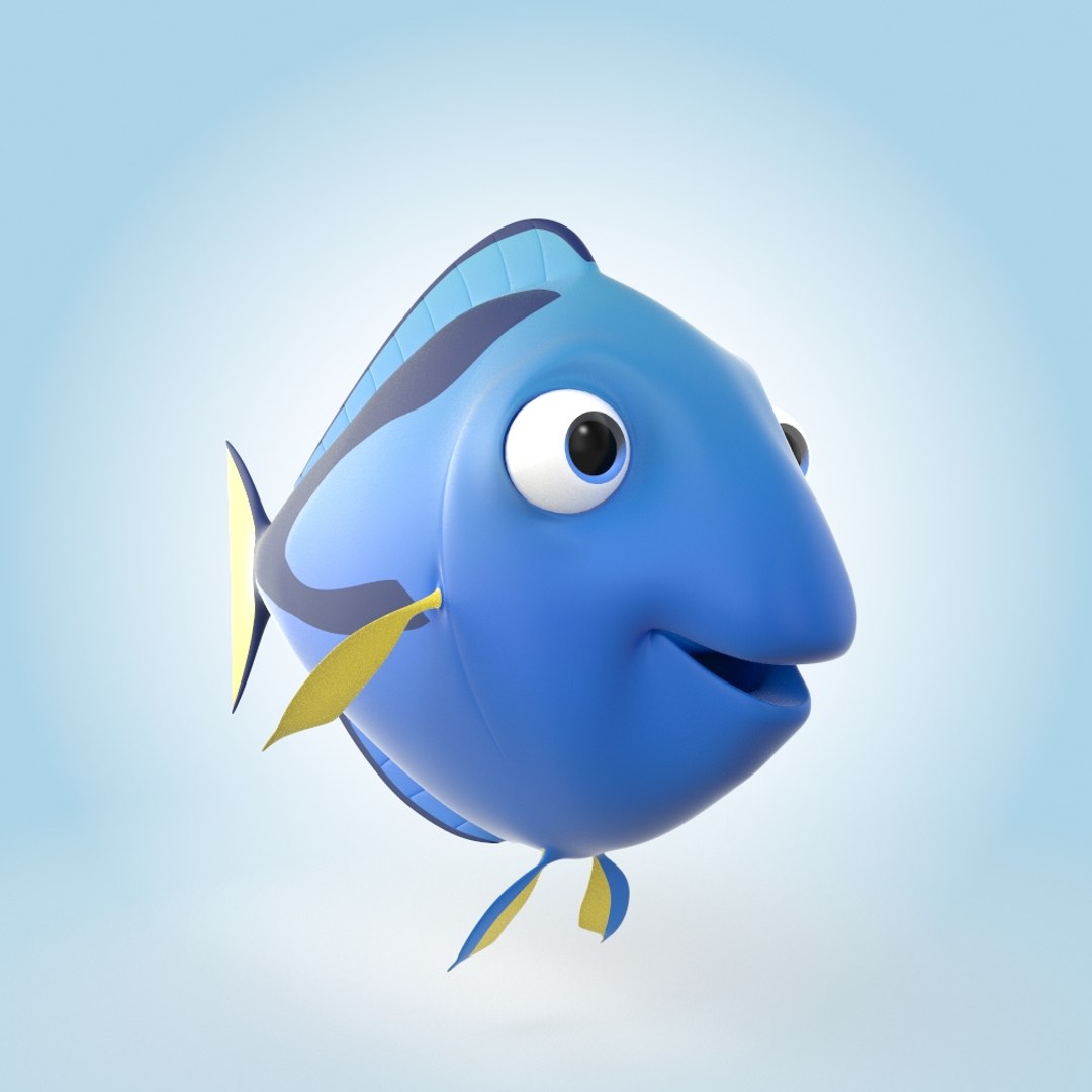 3D Surgeonfish Model - TurboSquid 1860973