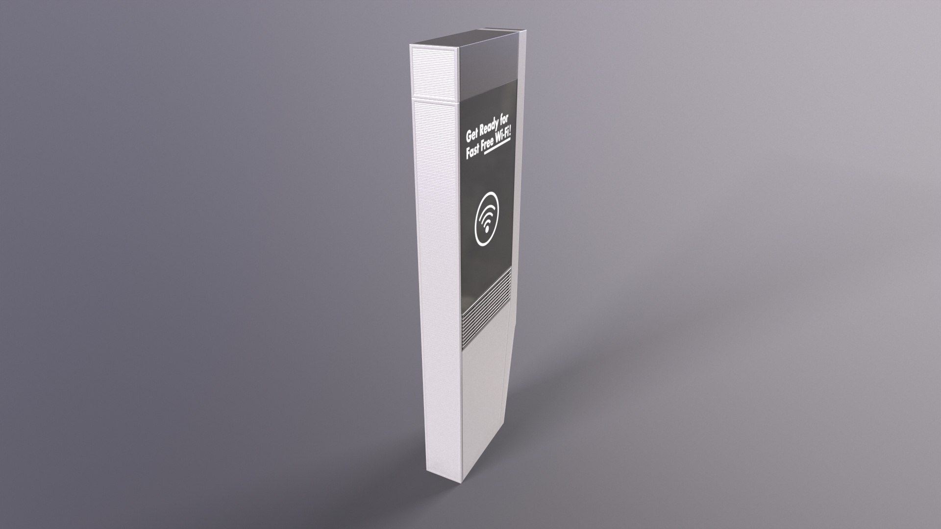 3D WiFi Kiosk - TurboSquid 2001470