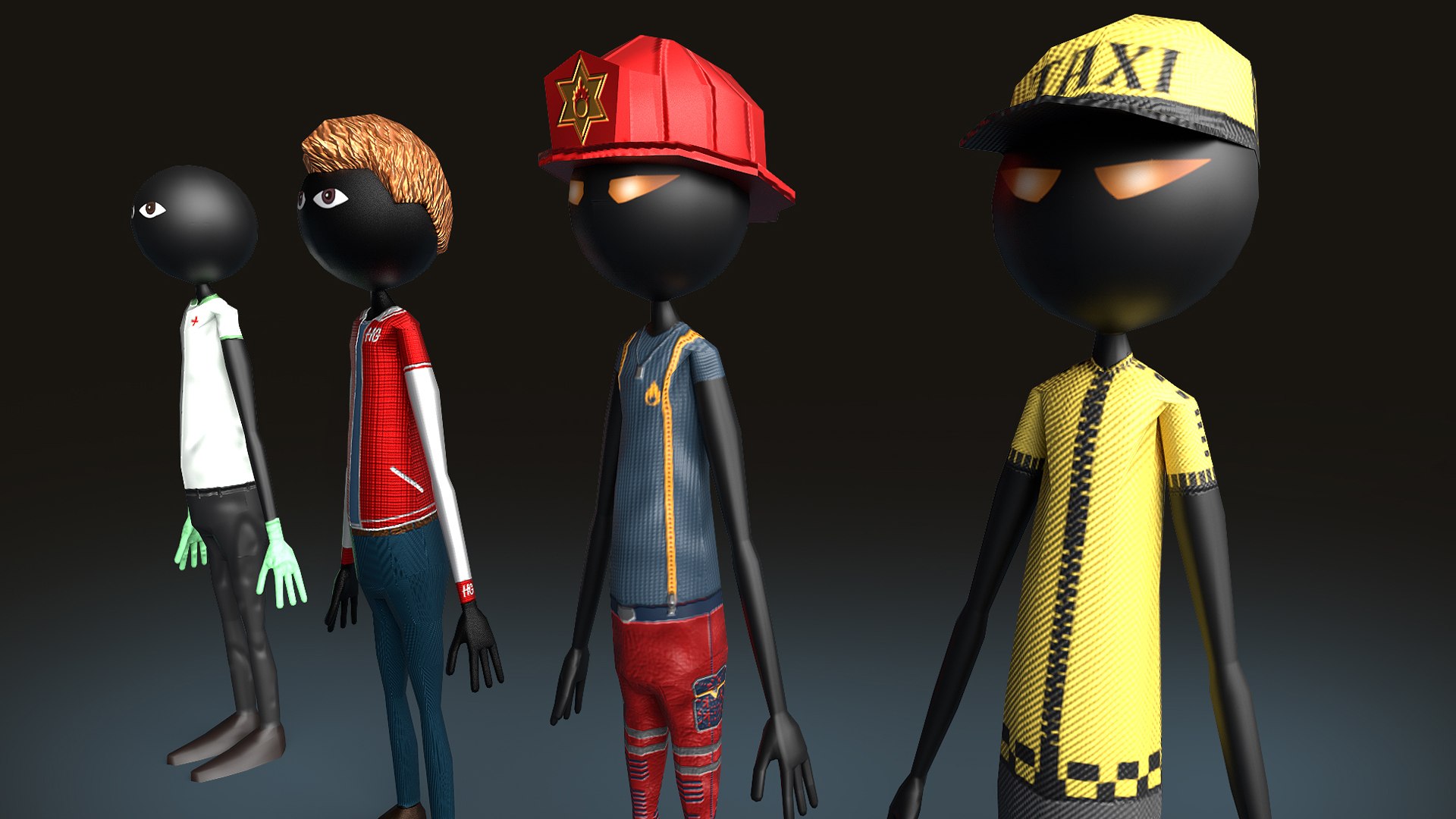 3D Model Dummy Pack 1 - TurboSquid 2333568