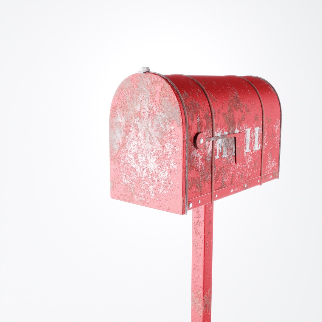 3d Old Letter Box Model