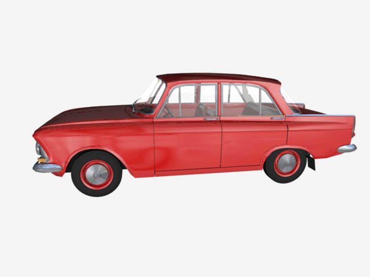 3ds Max Soviet 1360 Moskvitch 408
