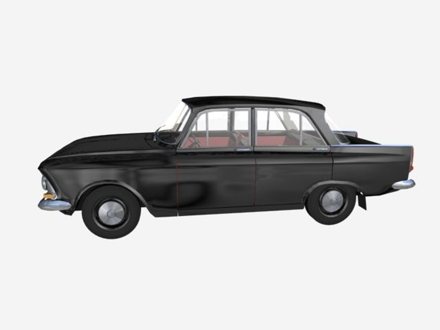 3ds Max Soviet 1360 Moskvitch 408
