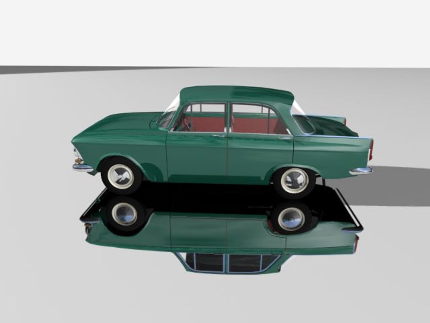 3ds Max Soviet 1360 Moskvitch 408