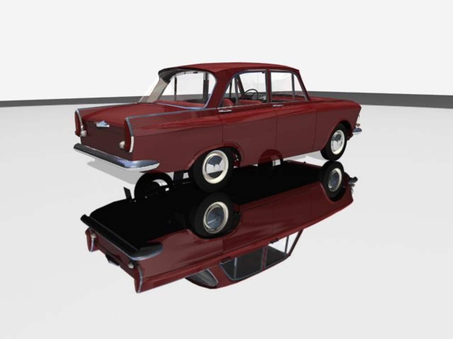 3ds Max Soviet 1360 Moskvitch 408