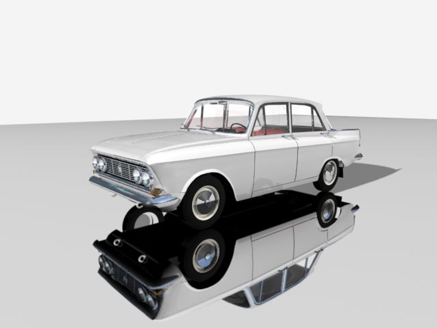 3ds Max Soviet 1360 Moskvitch 408