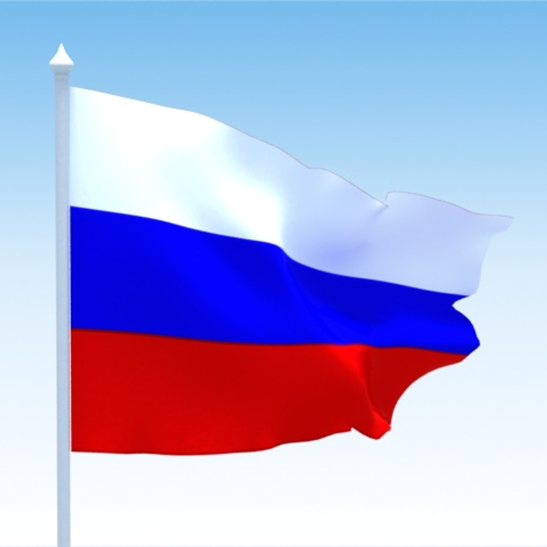 3d Flags Animation Model