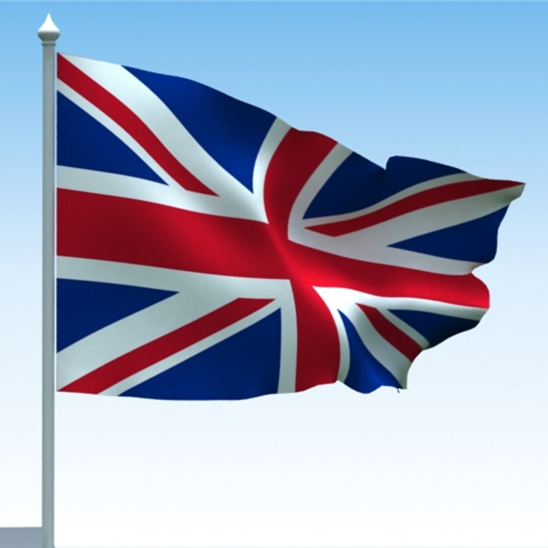 3d Flags Animation Model