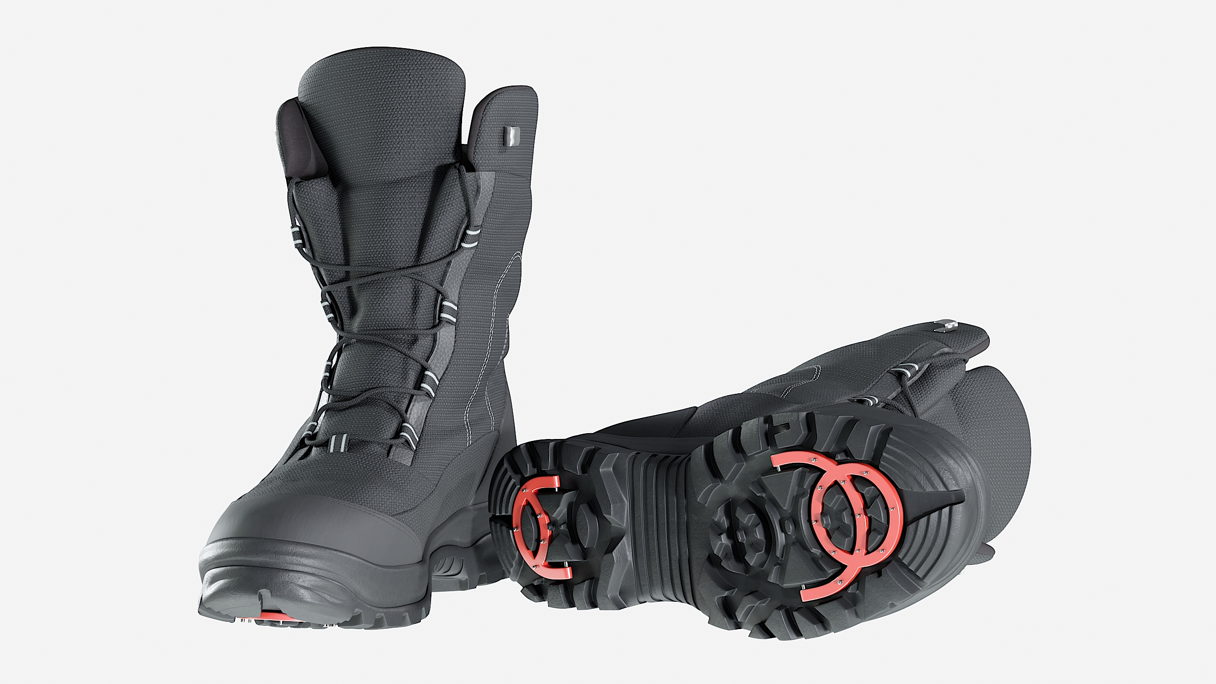 3D realistic men winter boots - TurboSquid 1520030