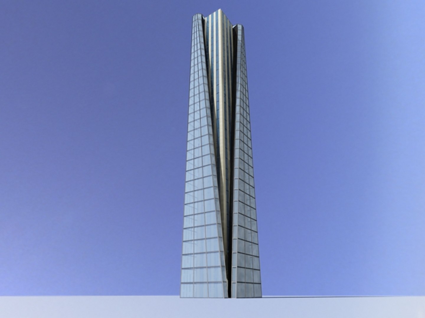 3d Model Concept Skyscraper