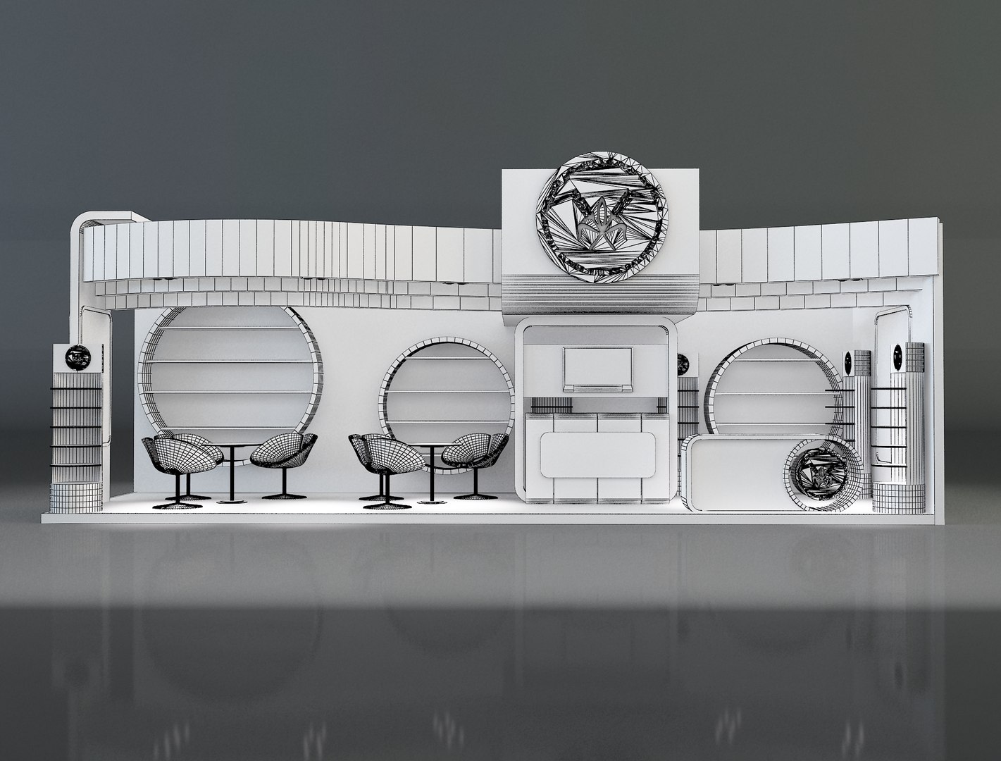 3D Booth Exhibition Stand A 625d - TurboSquid 2119847