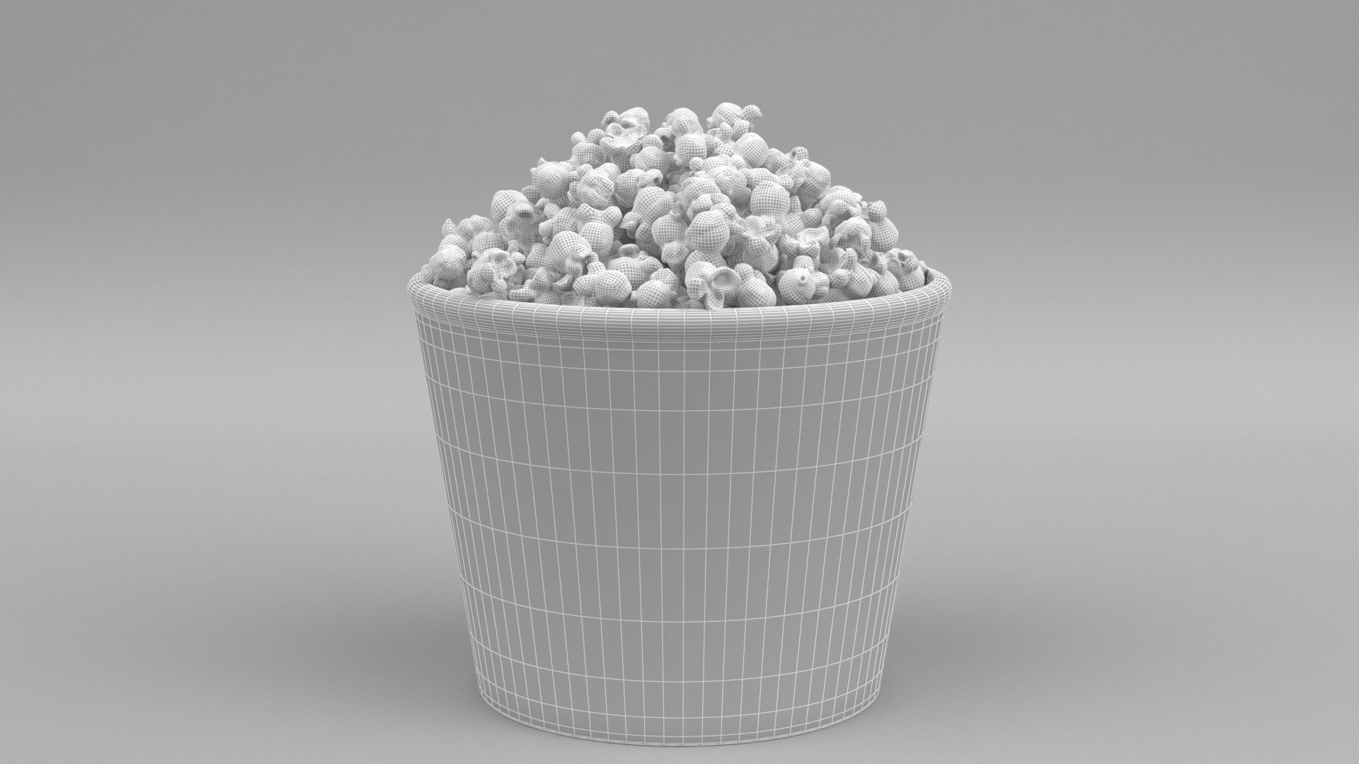 Popcorn Bucket 3D Model - TurboSquid 1573941