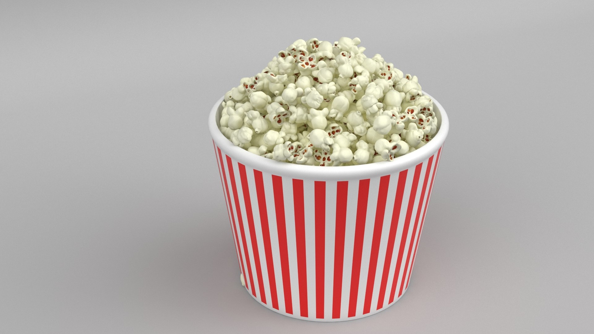 Popcorn Bucket 3D Model - TurboSquid 1573941