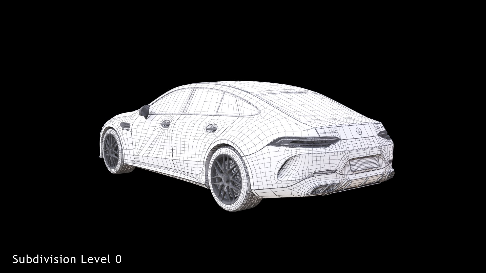 3D Mercedes-Benz AMG GT 63 4door Coupe model - TurboSquid 2178191