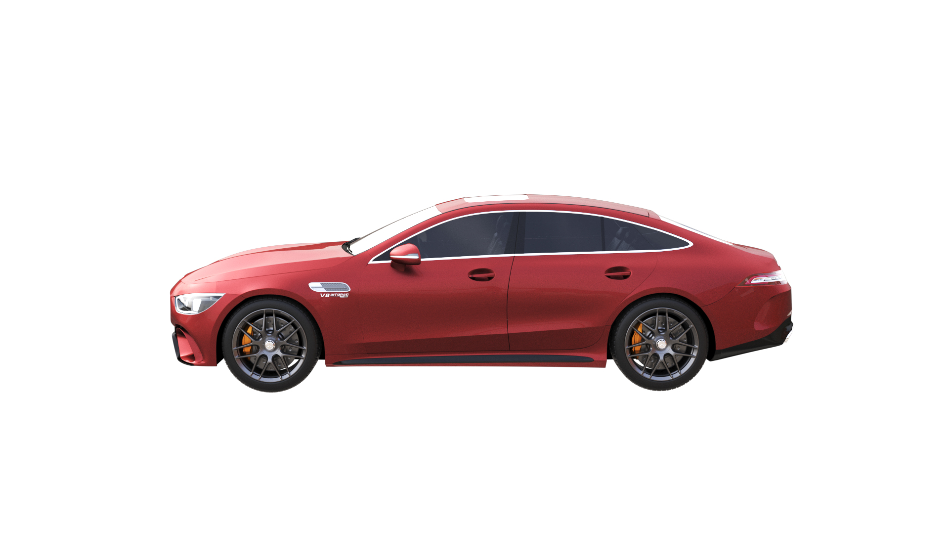 3D Mercedes-Benz AMG GT 63 4door Coupe model - TurboSquid 2178191