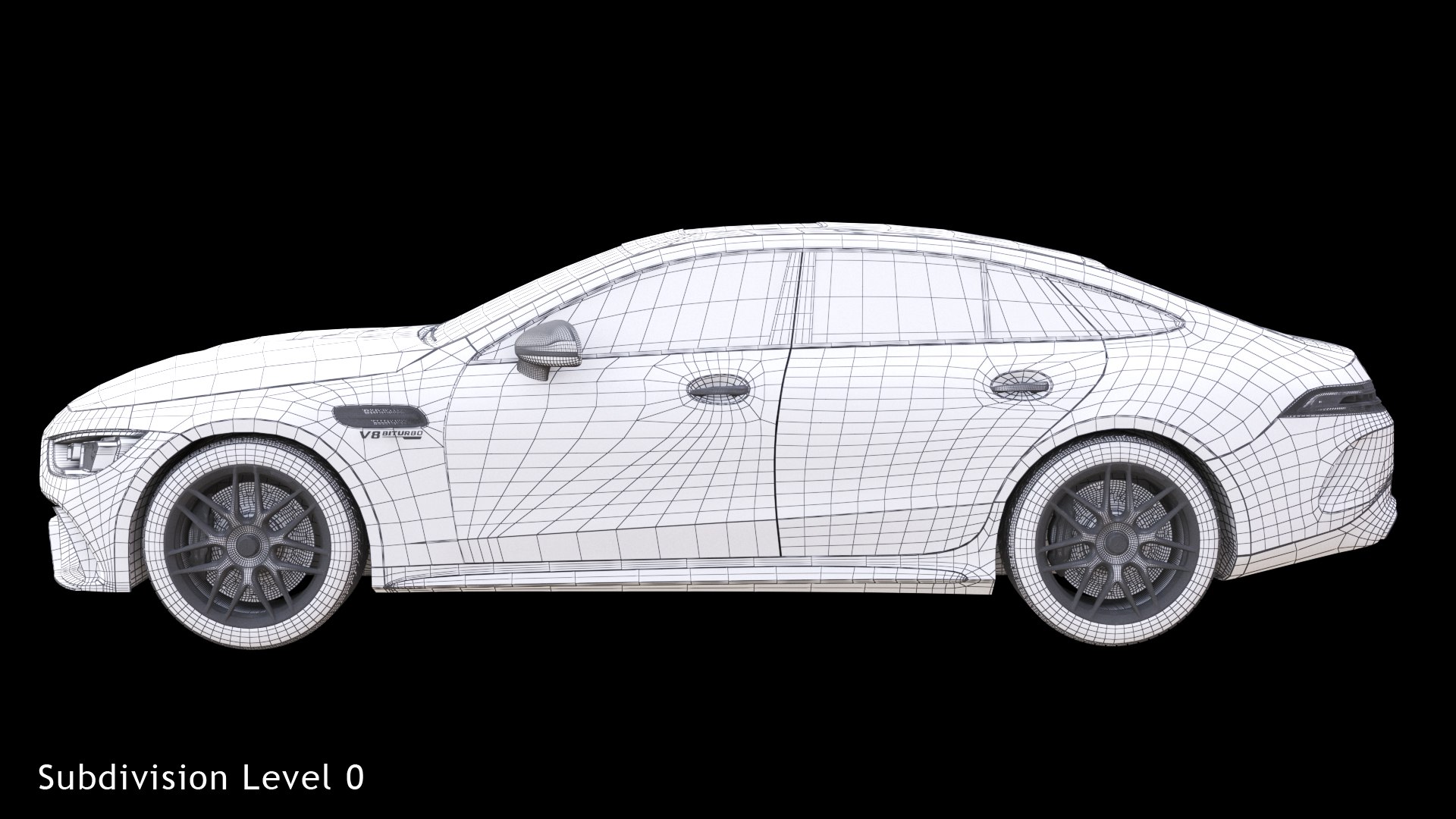3D Mercedes-Benz AMG GT 63 4door Coupe model - TurboSquid 2178191