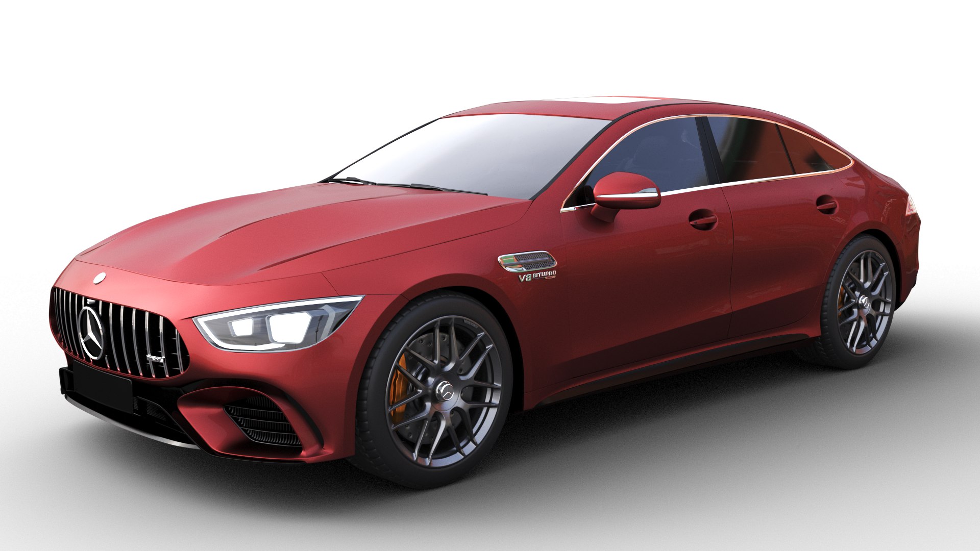 3D Mercedes-Benz AMG GT 63 4door Coupe model - TurboSquid 2178191