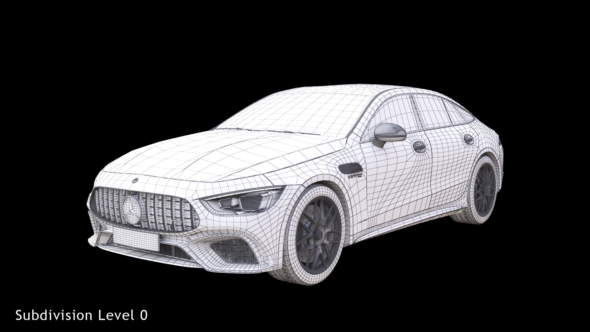 3D Mercedes-Benz AMG GT 63 4door Coupe model - TurboSquid 2178191