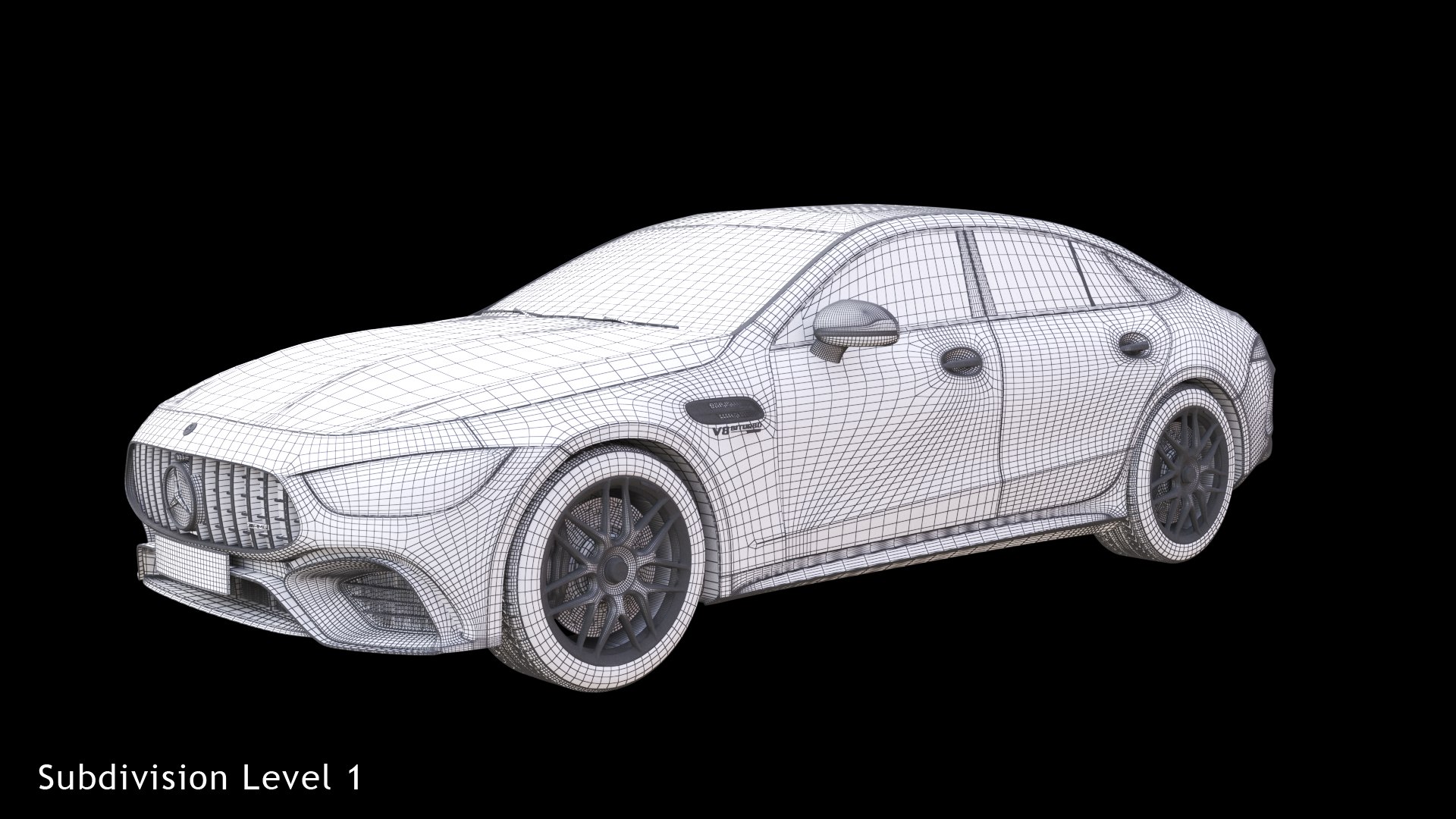 3D Mercedes-Benz AMG GT 63 4door Coupe model - TurboSquid 2178191