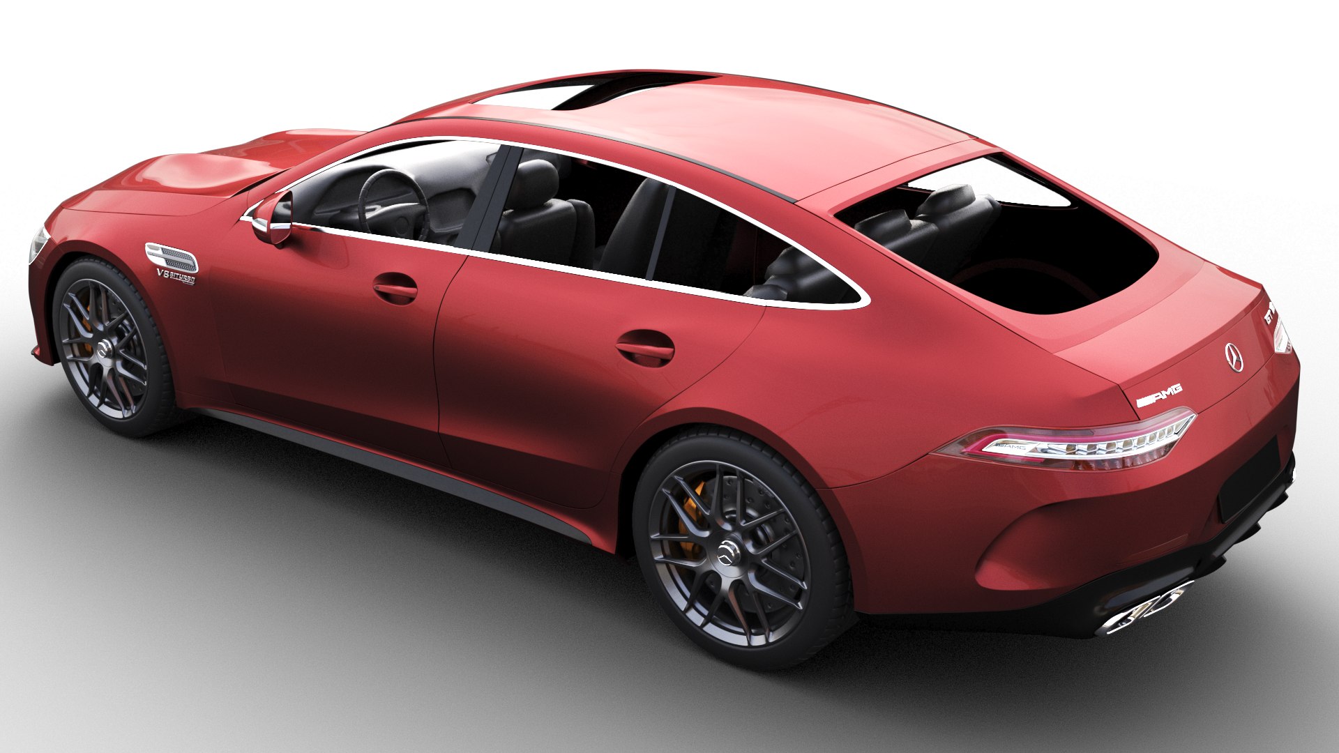 3D Mercedes-Benz AMG GT 63 4door Coupe model - TurboSquid 2178191