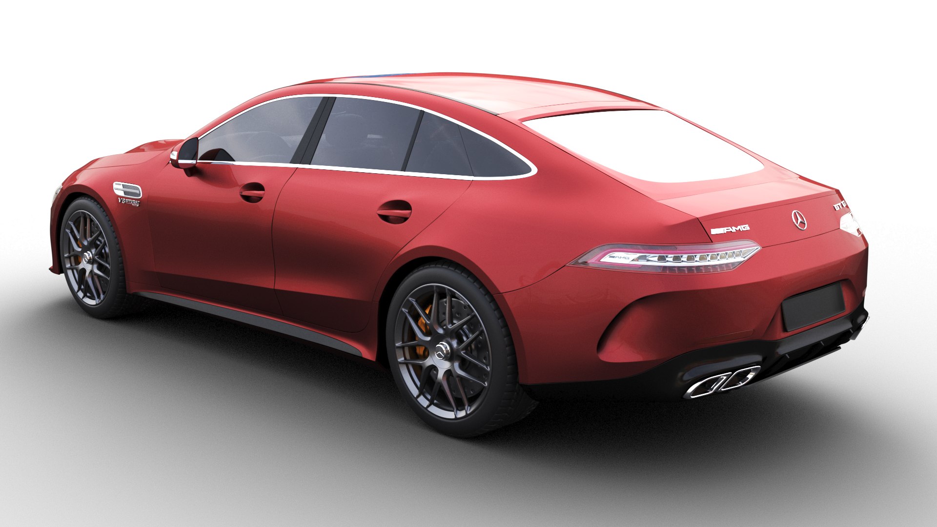 3D Mercedes-Benz AMG GT 63 4door Coupe model - TurboSquid 2178191