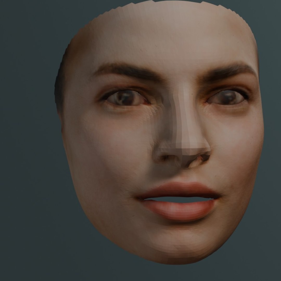 PopFace BaseMesh - Priyanka Chopra 3D Model - TurboSquid 2257128