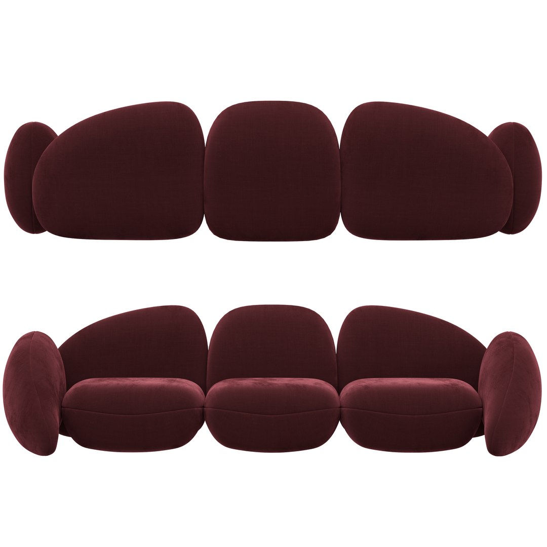 LITHOS SOFA 3D model - TurboSquid 1972675