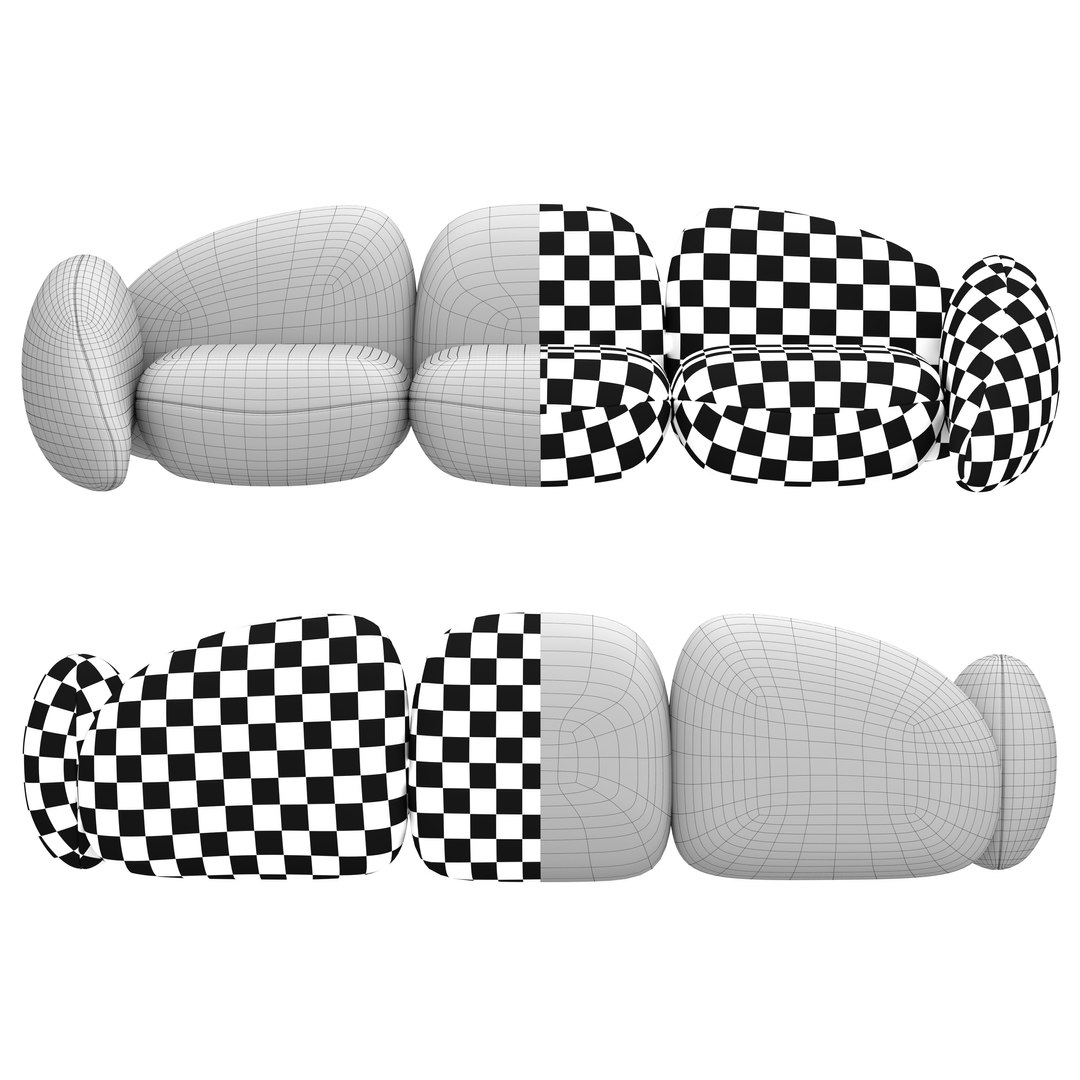 LITHOS SOFA 3D model - TurboSquid 1972675