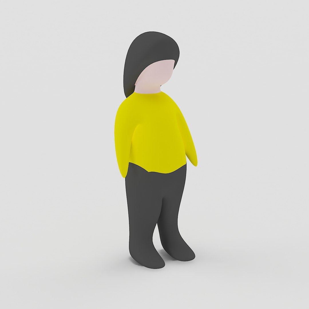 3D Children Group Model - TurboSquid 1430124