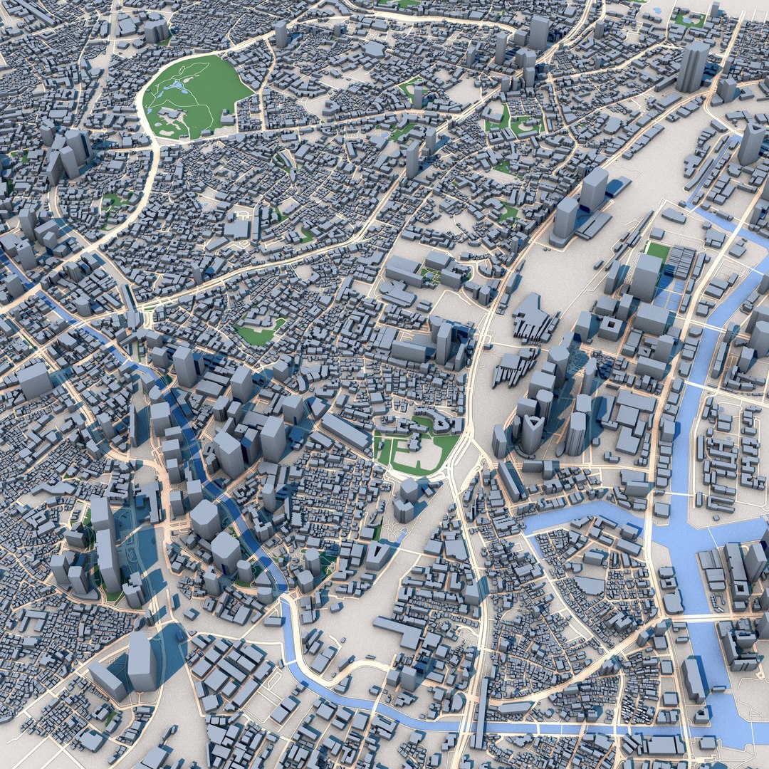 3D Tokyo City Japan - TurboSquid 2377029