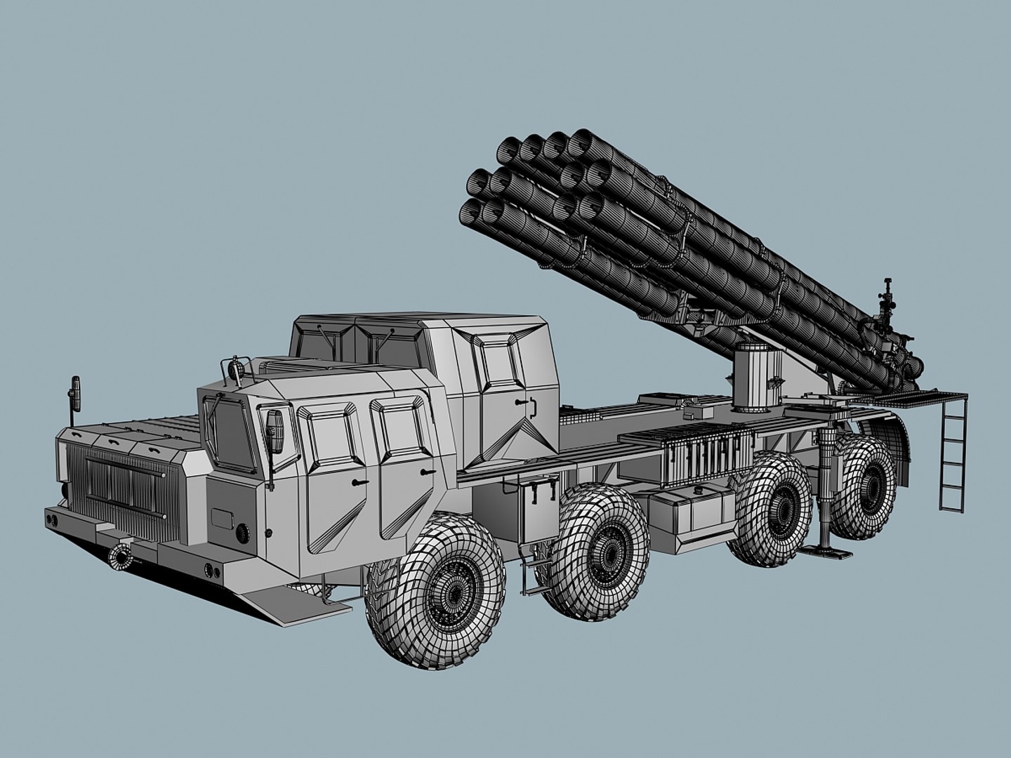 9a52-2 Bm-30 Smerch 3ds