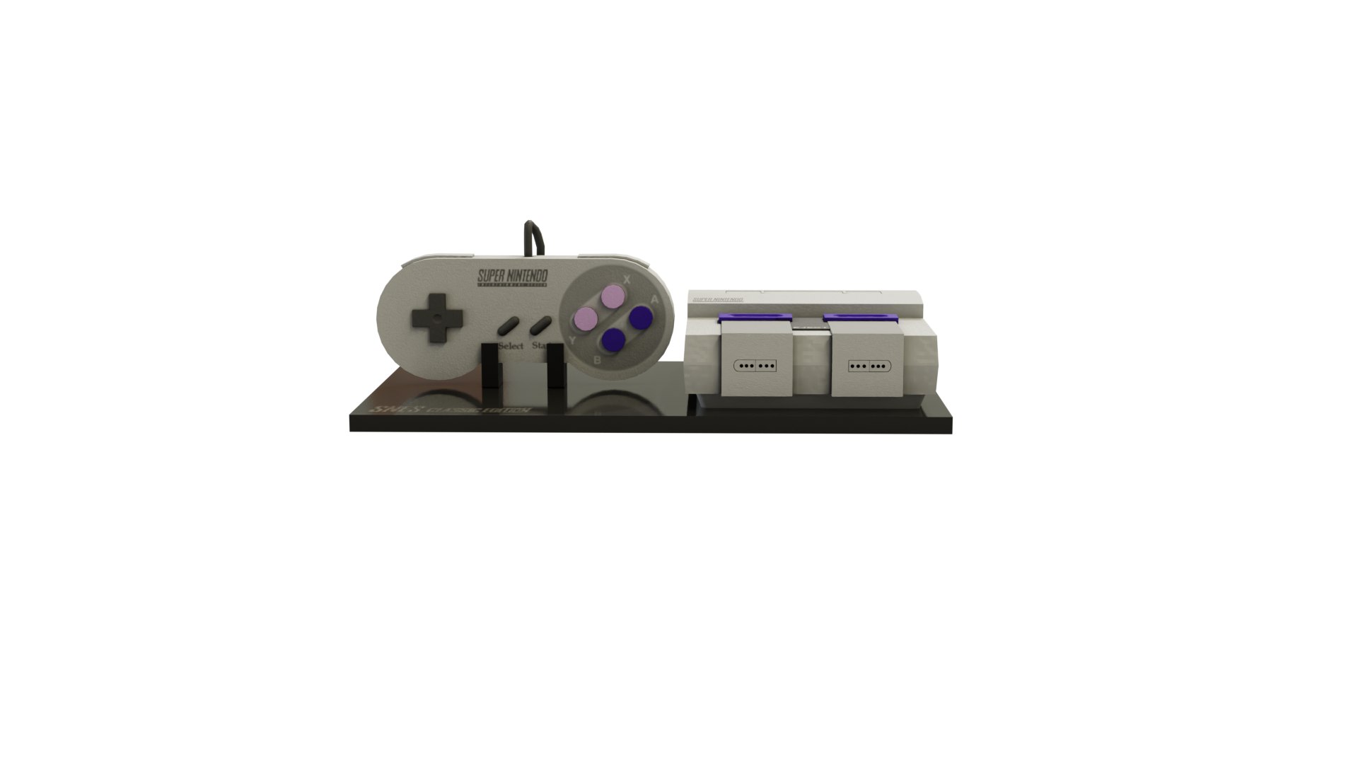 Super Nintendo Classic Mini 3D Model - TurboSquid 2249150